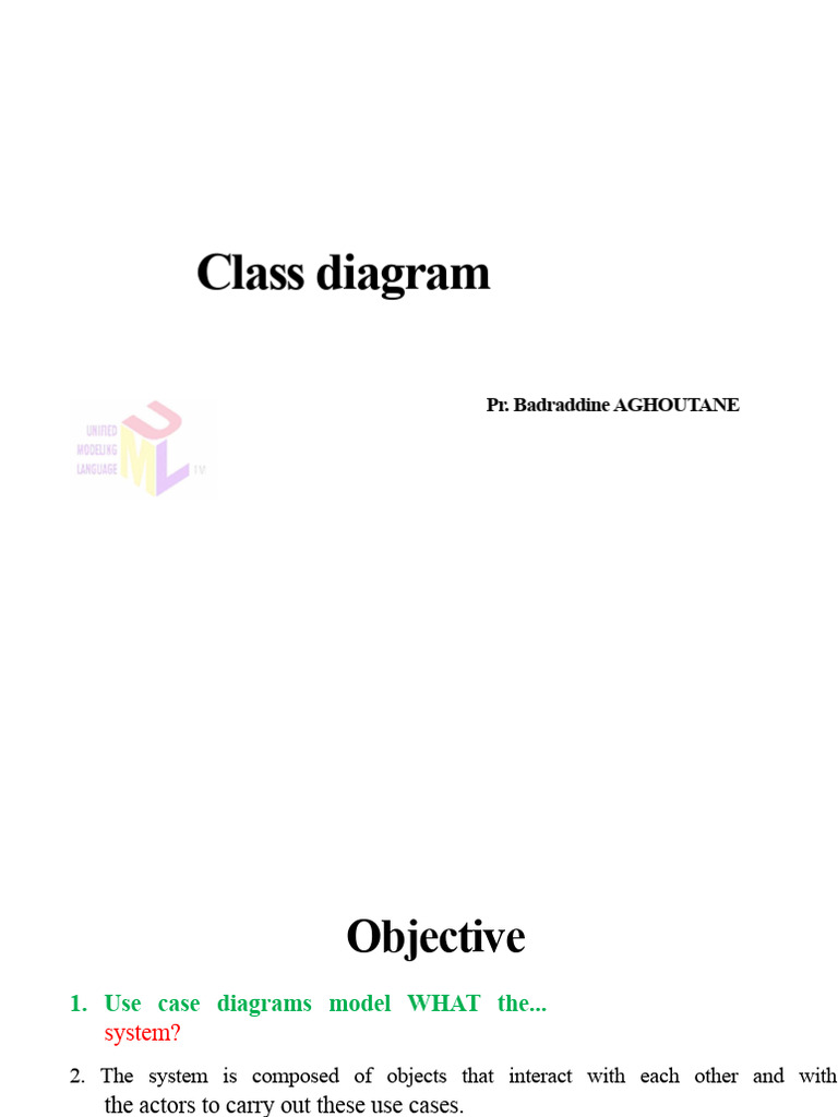 Class Diagram | PDF | Class (Computer Programming) | Object Oriented ...