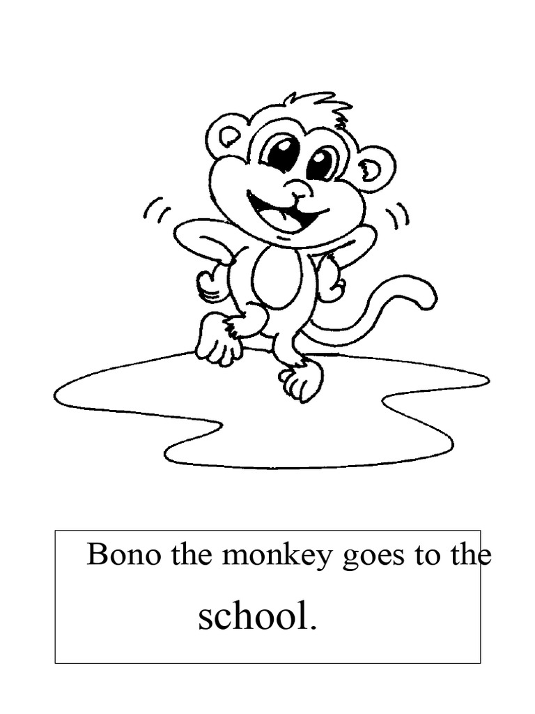 Bono the Monkey Learns School Rules | PDF