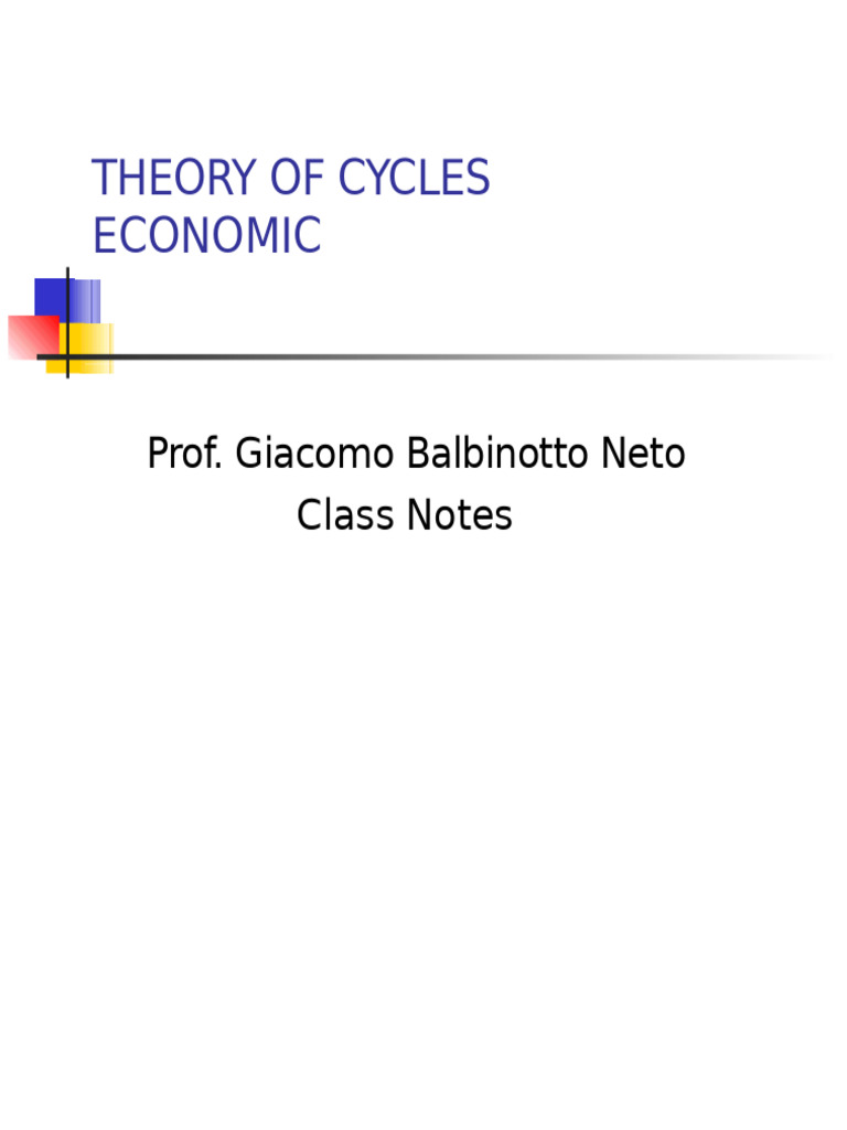 Understanding Economic Cycles Theory | PDF | Business Cycle | Recession