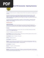 FFA Banquet Script | PDF