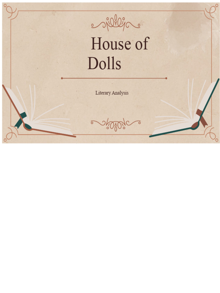 Ibsen's A Doll's House: Literary Analysis | PDF | A Doll's House