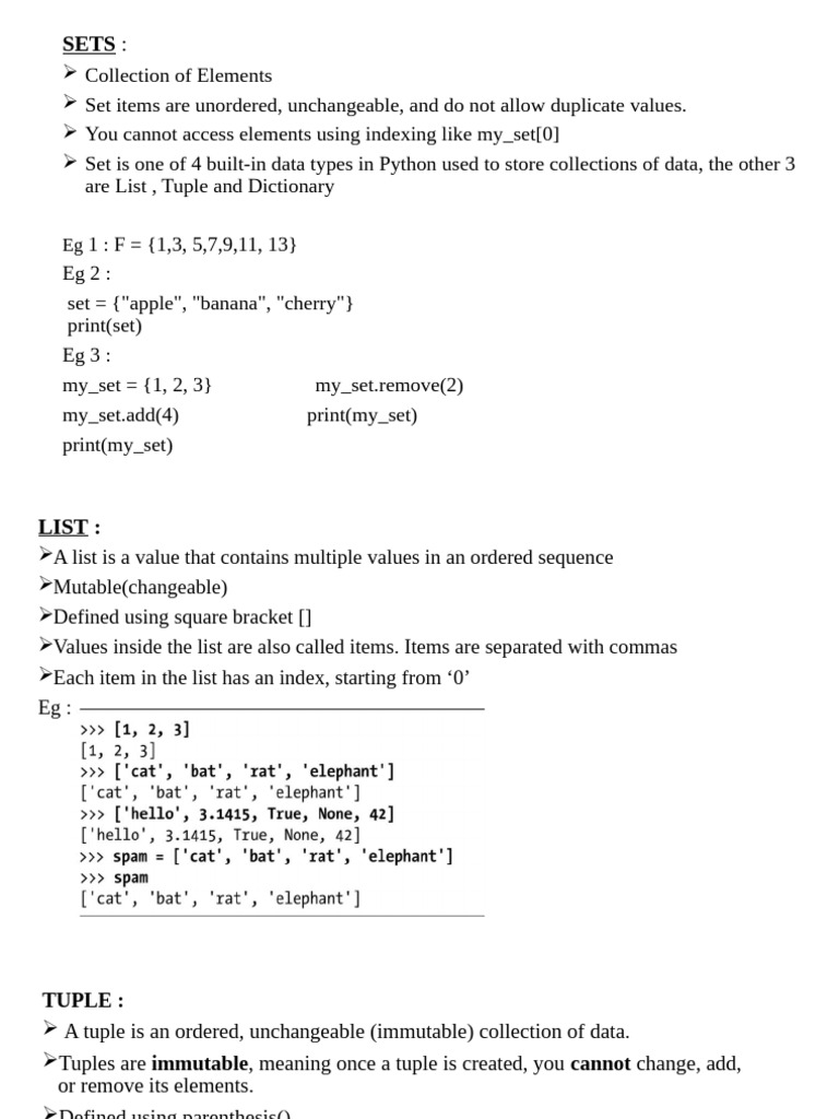 Python Data Types and String Methods | PDF | Bracket | Computer Programming