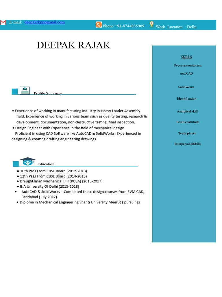 AUTOCAD 2D 3D - Deepak Rajak - Trutherma Engineers & Consultants LLP | PDF | Computer Aided ...