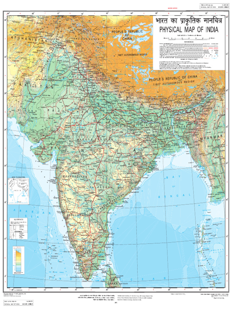India Physical Map | PDF