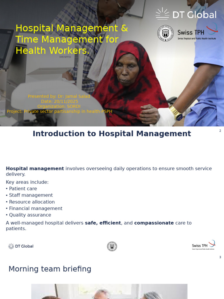Hospital & Time Management for Health Workers | PDF | Time Management ...