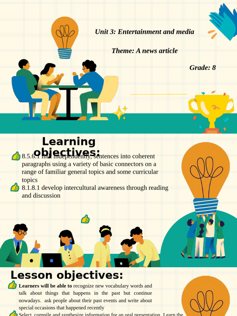 8 Grade A News Article ENGPLUS | PDF | News | Learning