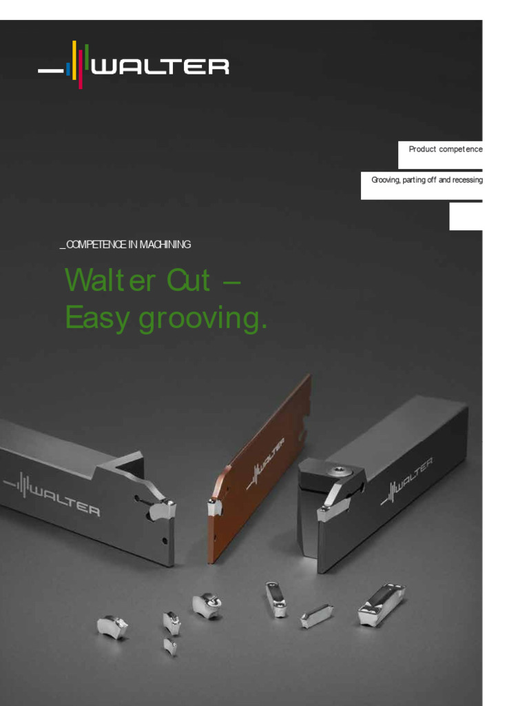 Walter Cut Machining Tools Overview | PDF | Machining | Screw