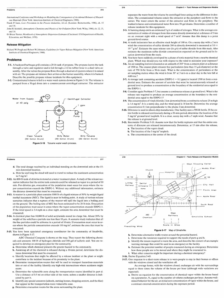 Toxic Release Scenarios and Mitigation | PDF | Ammonia | Wound