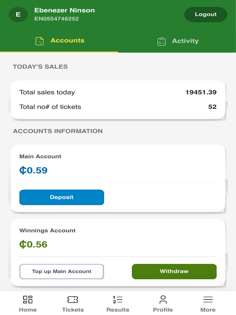 Daily Sales and Account Summary | PDF