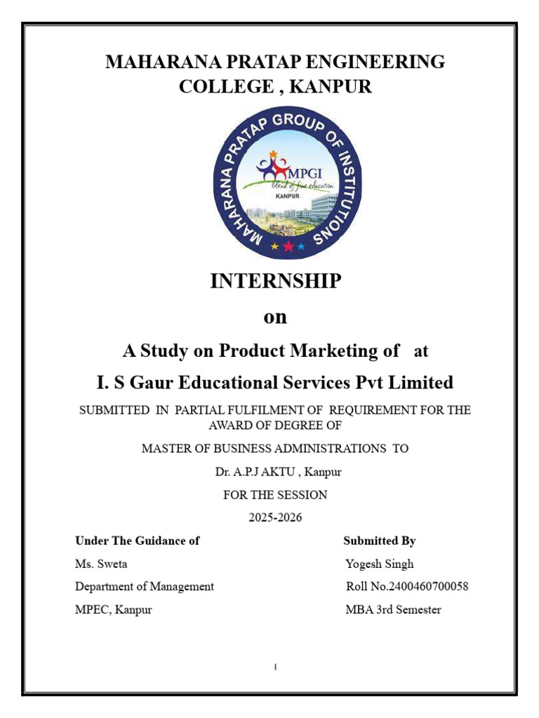 Summer internship report | PDF | Statistics | Marketing