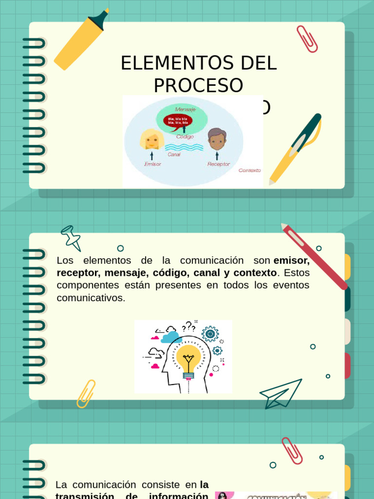 Elementos Clave del Proceso Comunicativo | PDF