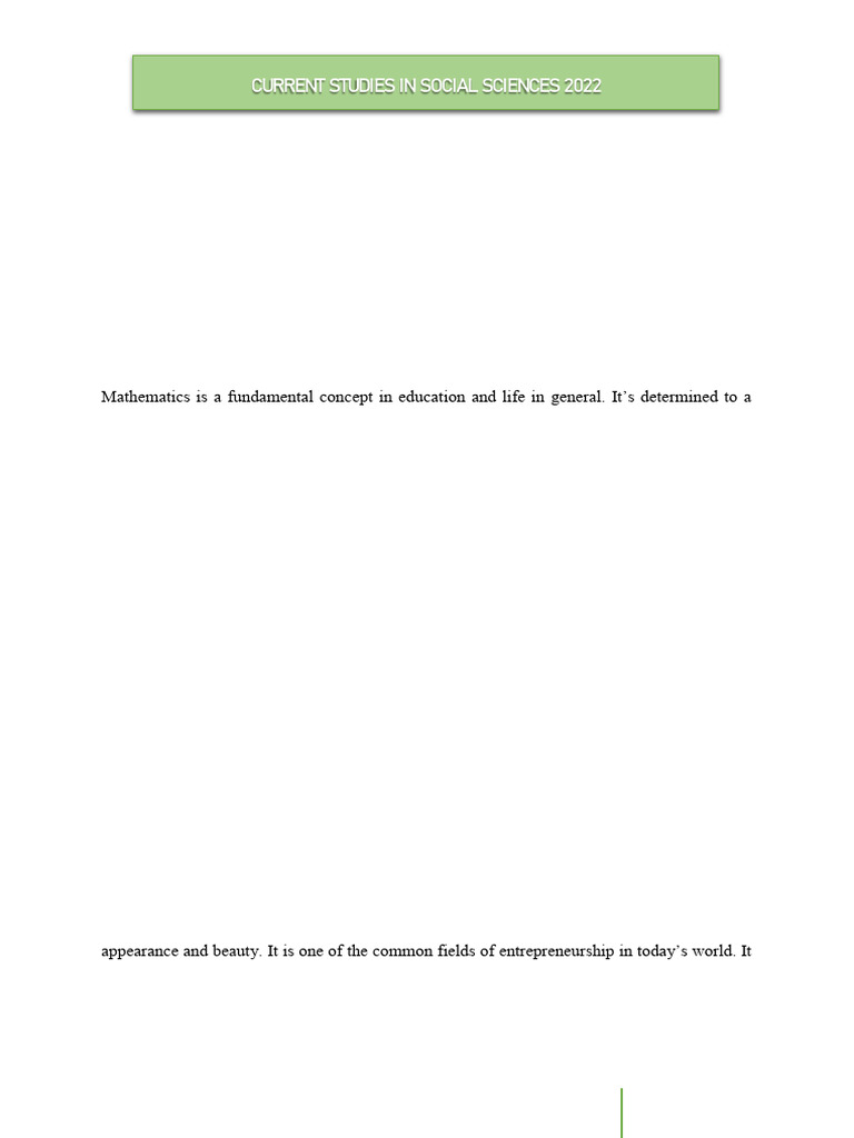 Role of Math in Cosmetology Skills | PDF | Triangle | Knowledge