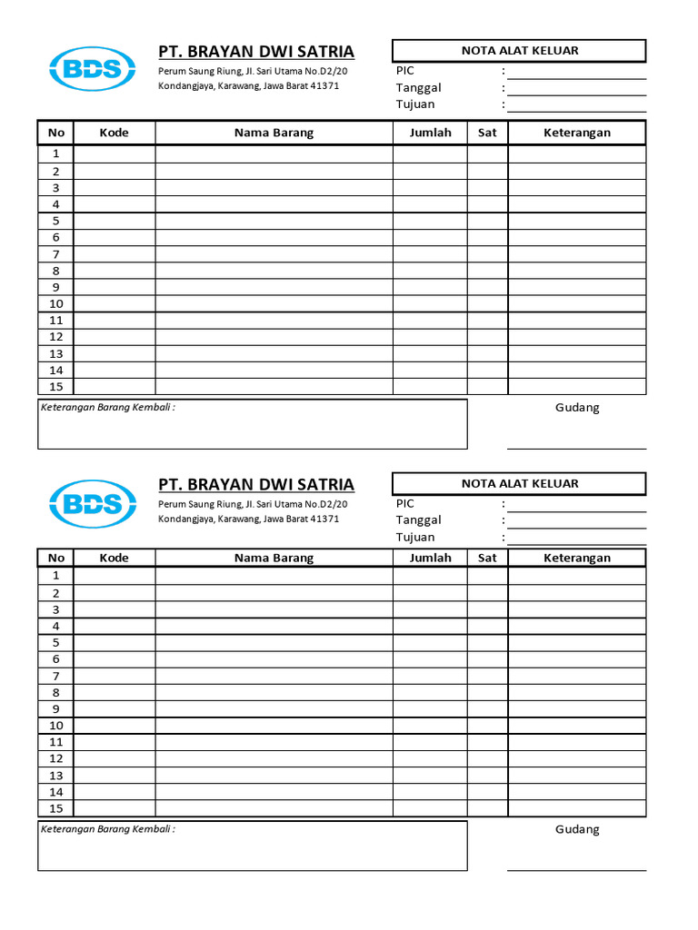 Nota Service | PDF