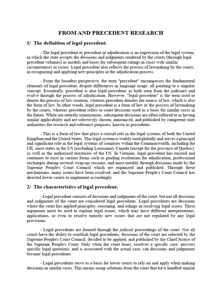 UEF Precedent 06Mar24.Gr3 | PDF | Precedent | Judgment (Law)