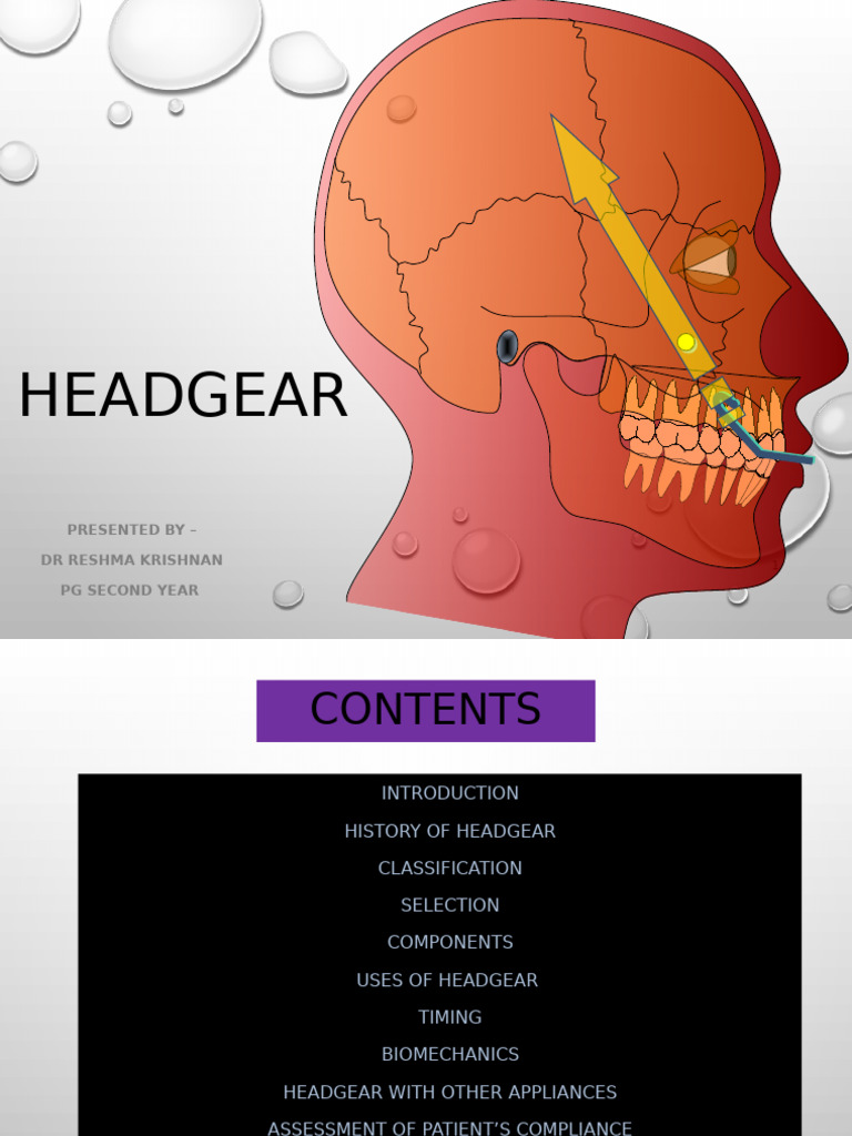 7 - Headgear | PDF | Orthodontics | Dental Anatomy