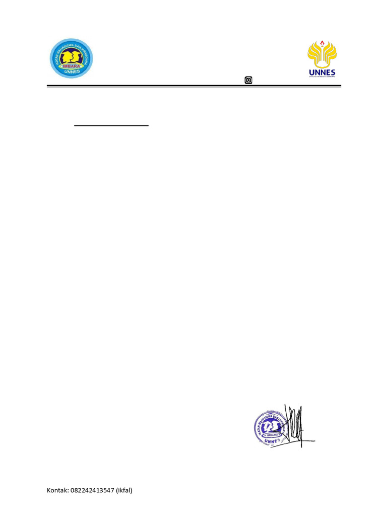 Permohonan Audiensi IMBARA UNNES ke DPRD | PDF