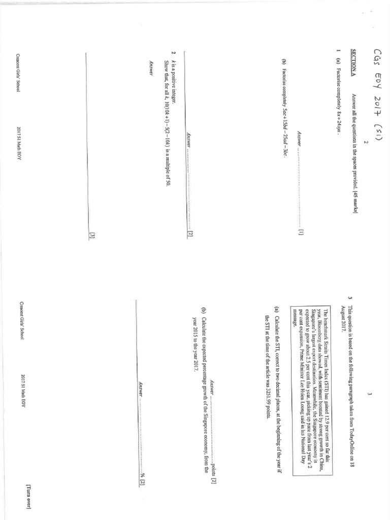 2017 Cgs Sec1eeoy | PDF