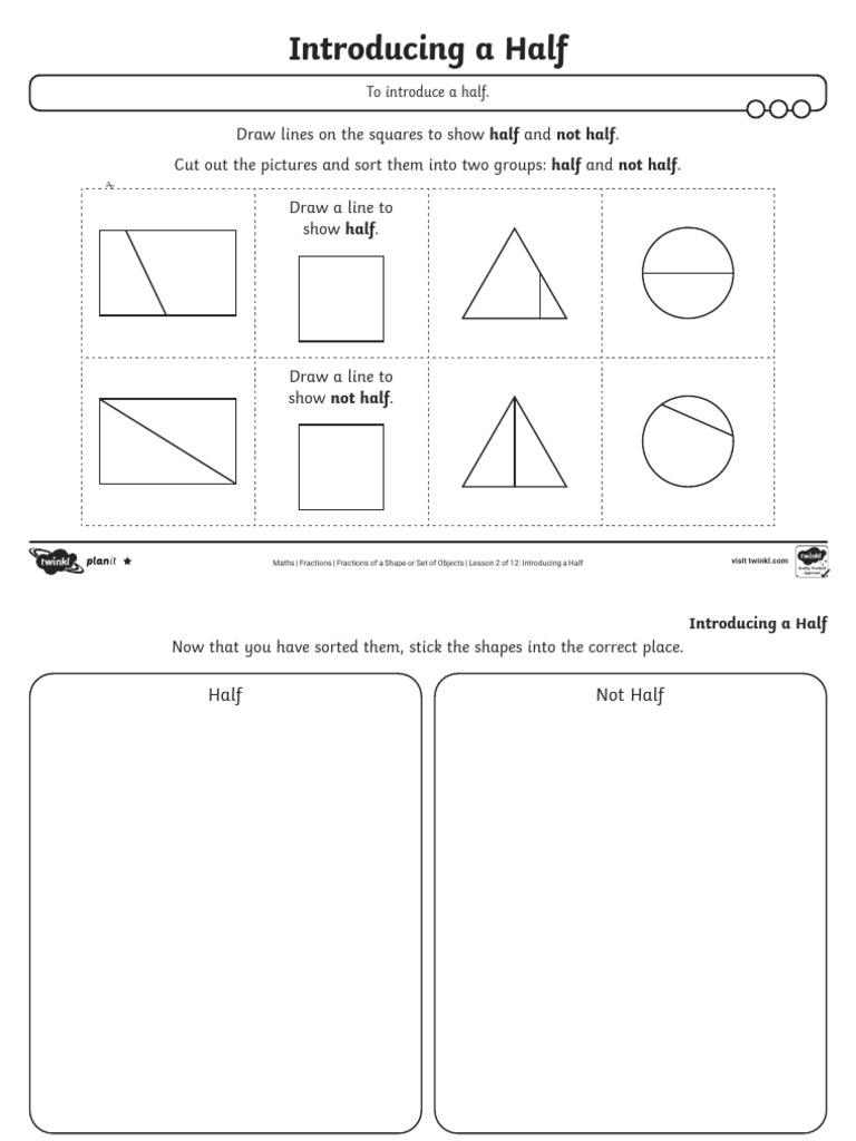 Understanding Halves in Shapes | PDF | Shape | Geometry