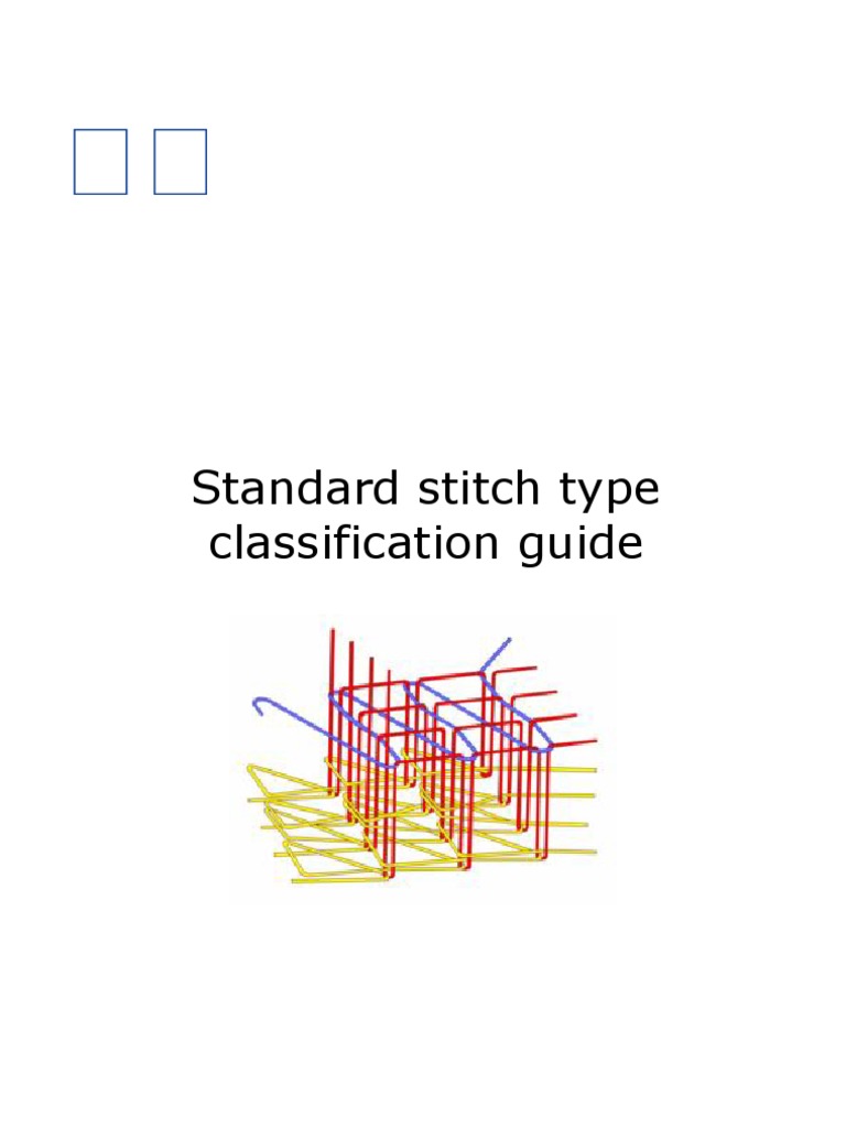 Stitch Type Classification | PDF | Seam (Sewing) | Clothing Industry