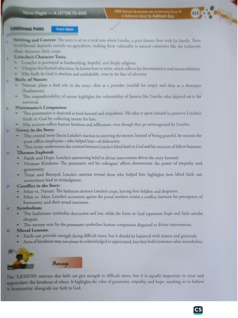 Class 10 English First Flight | PDF