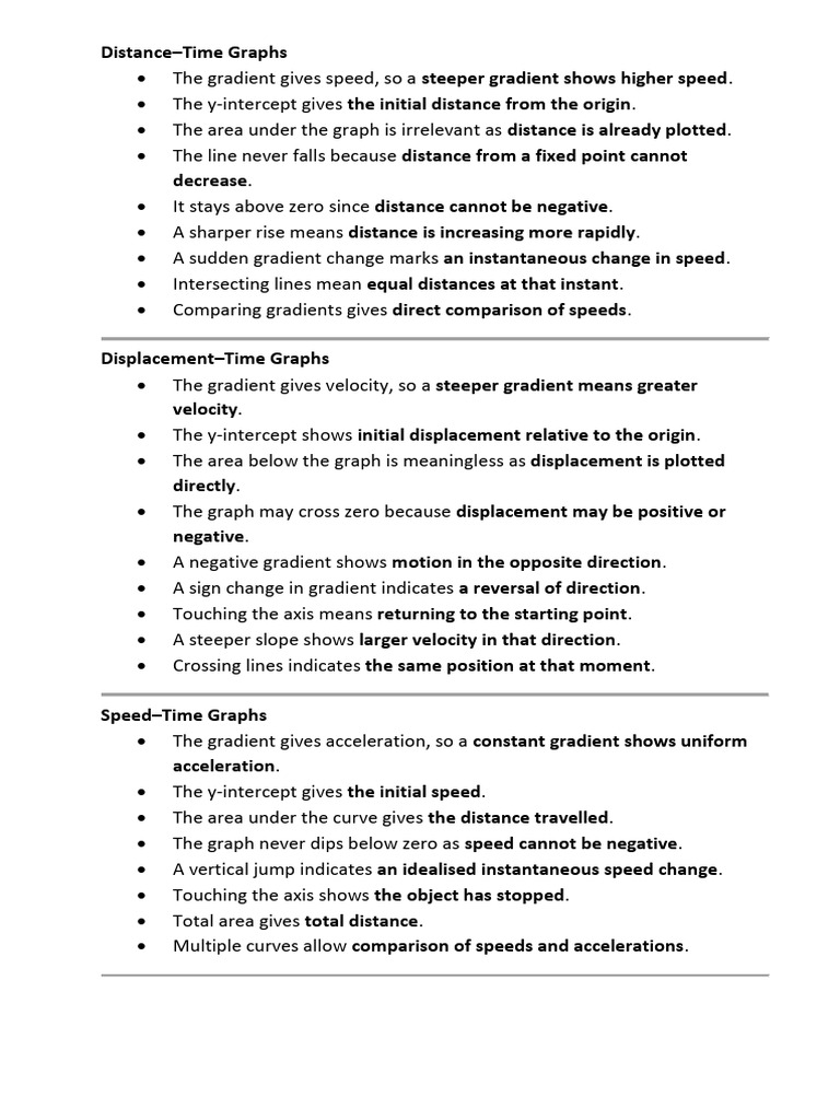 Kinematics Garphs | PDF | Acceleration | Velocity