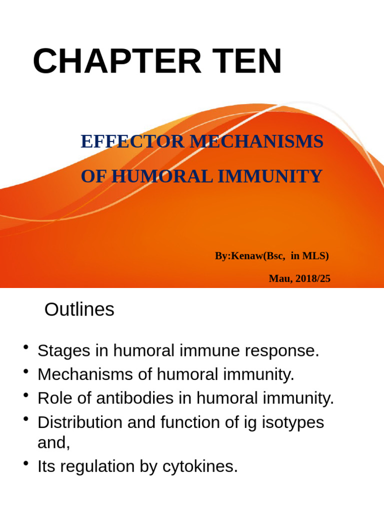 Effector M.of Hum - Im For MLS | PDF | Humoral Immunity | Antibody
