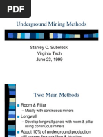 Shortwall Mining Method | PDF | Nature
