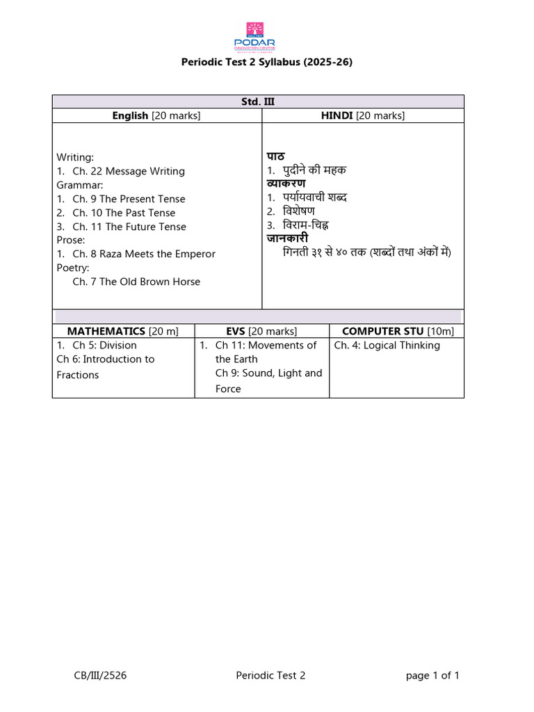 3rd PT-2 Portion | PDF
