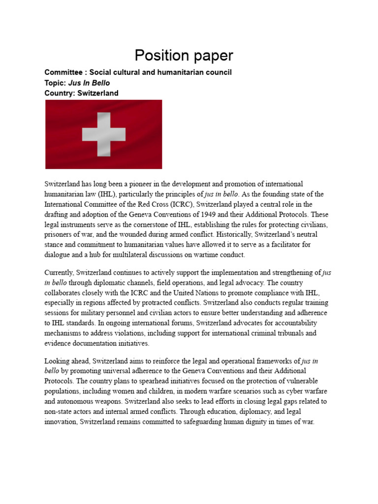 Position Paper | PDF