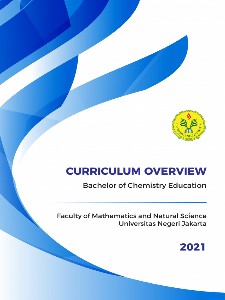 1.2.3 Curriculum Overview Bachelor of Chemistry Education 1 | PDF ...