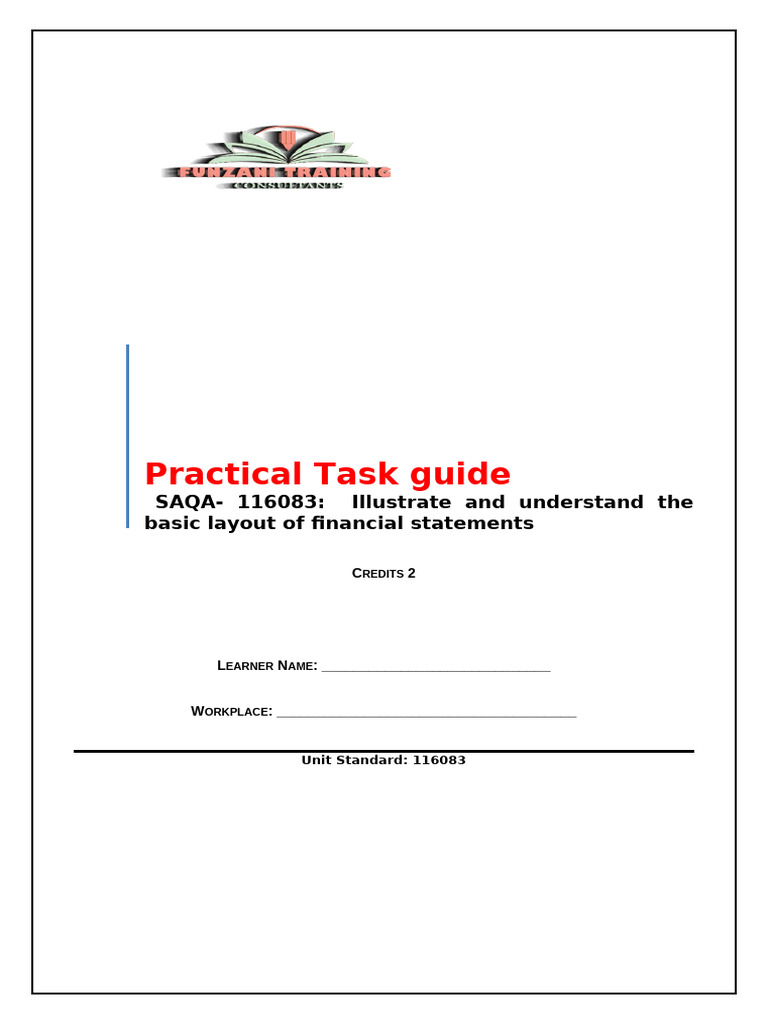 SAQA-116083-Practical Assesement | PDF | Learning | Educational Assessment