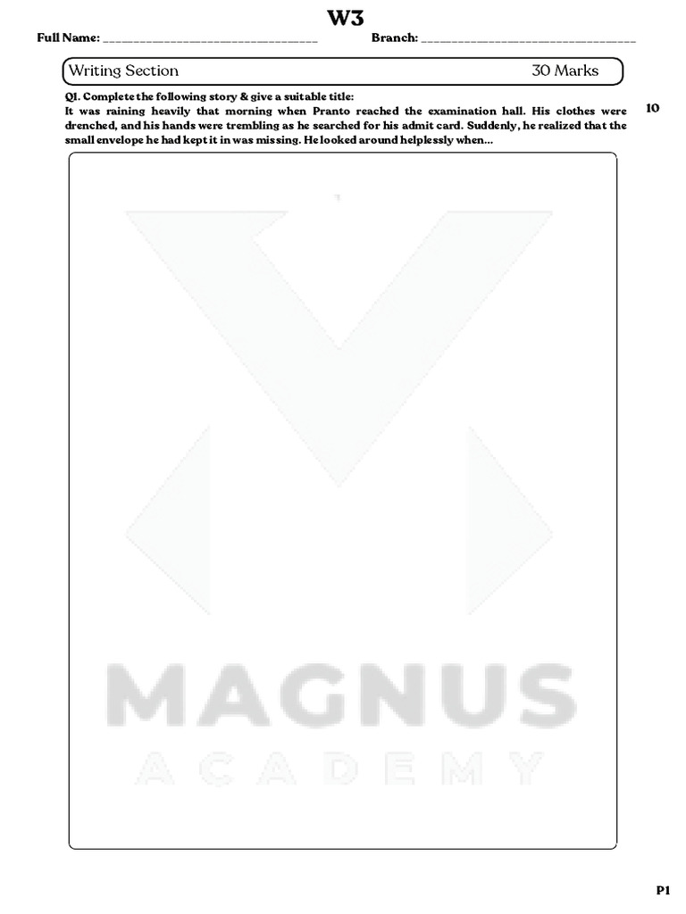 Full Written 3 | PDF