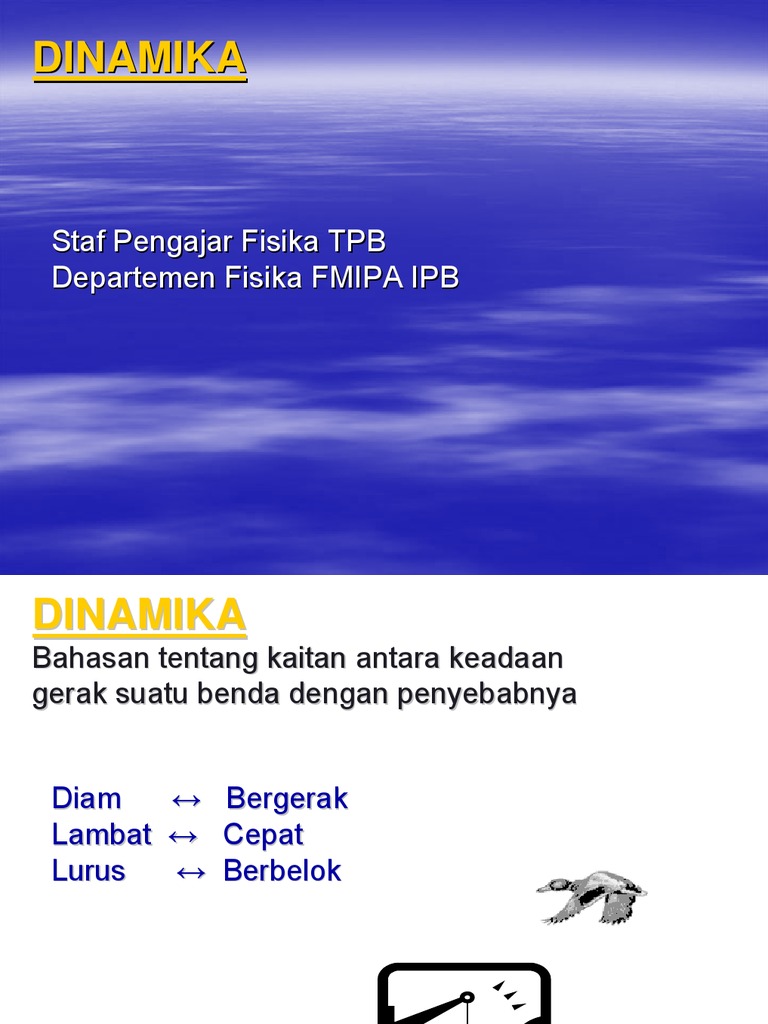 P03 Dinamika | PDF