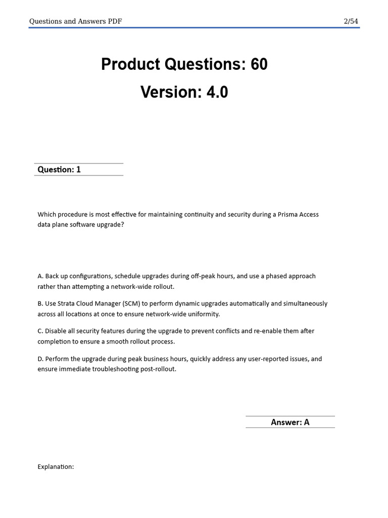 Prisma Access Upgrade Best Practices Guide | PDF | Transport Layer ...