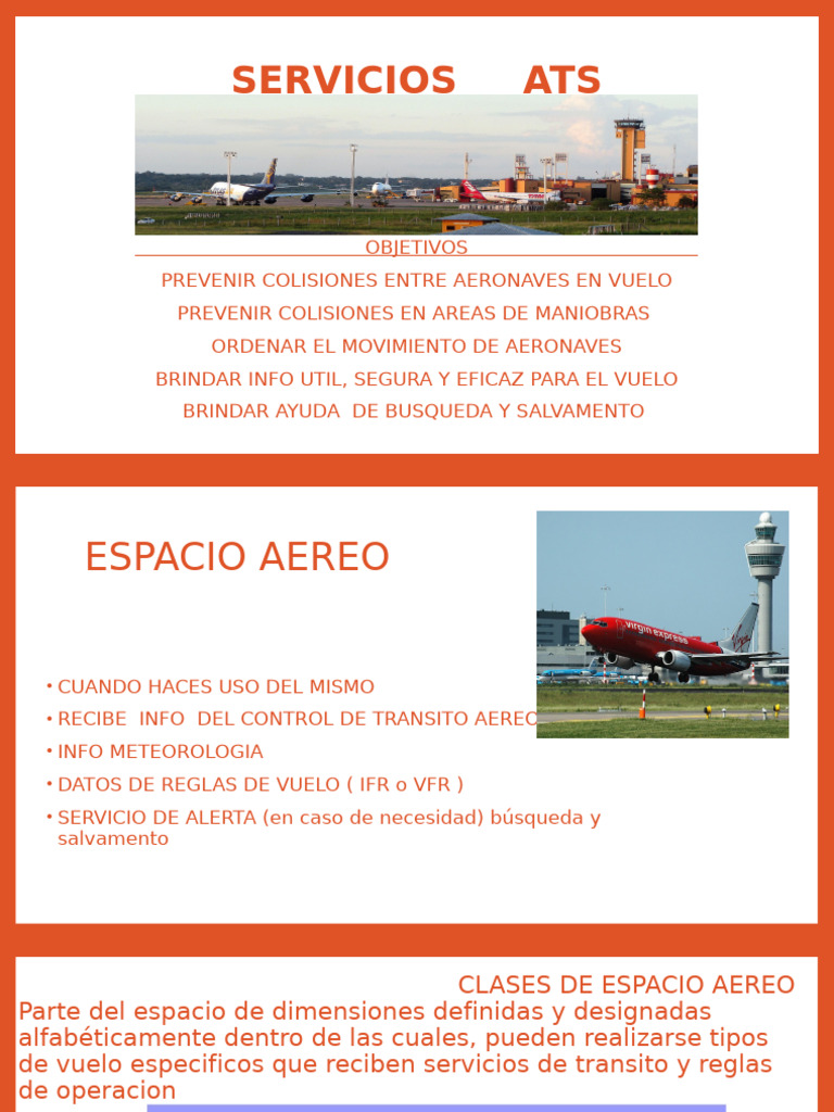 Servicios Ats | PDF | Reglas de vuelo por instrumentos | Reglas de ...