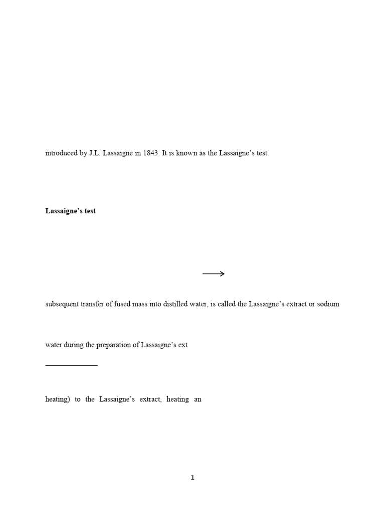 Extra Elements Detection - Sem I | PDF | Cyanide | Sodium