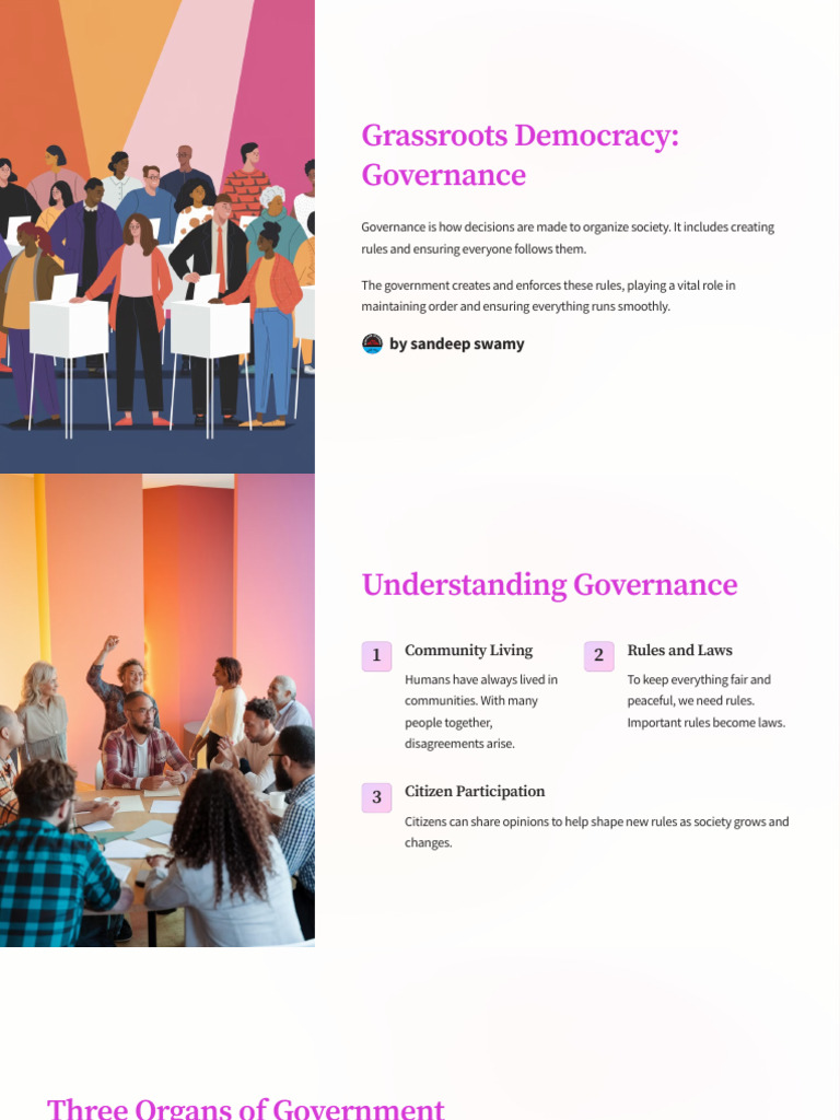 Grassroots Democracy Governance 250316231544 E02fc9b2 | PDF | Democracy ...