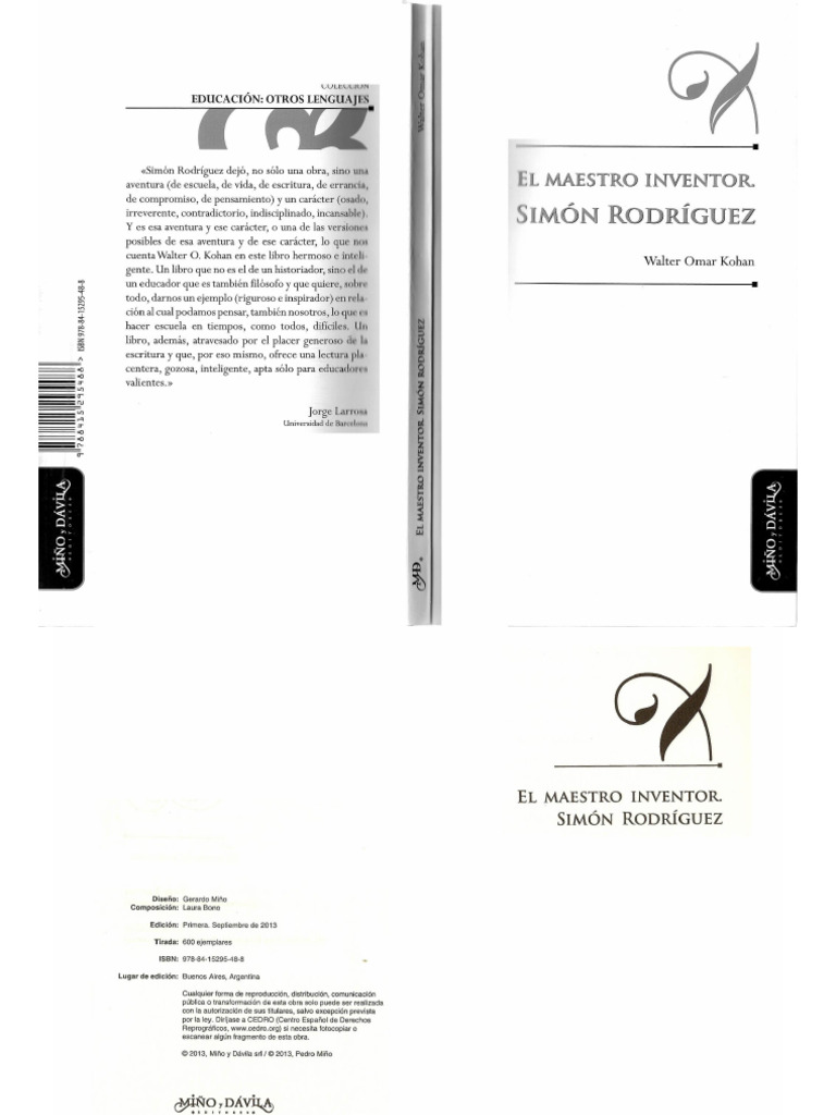 W.kohan El Maestro Inventor. 1-La Historia de Thomas | PDF