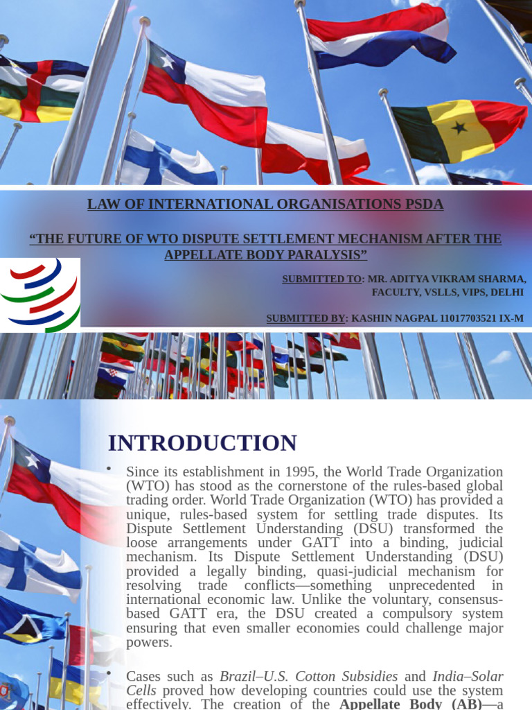 Law of International Organisations Psda | PDF | World Trade ...