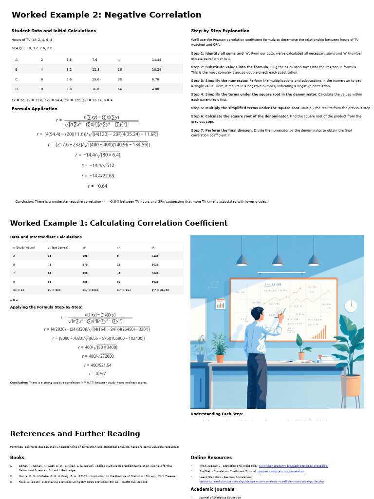 Understanding Correlation Coefficients | PDF | Statistics | Statistical ...