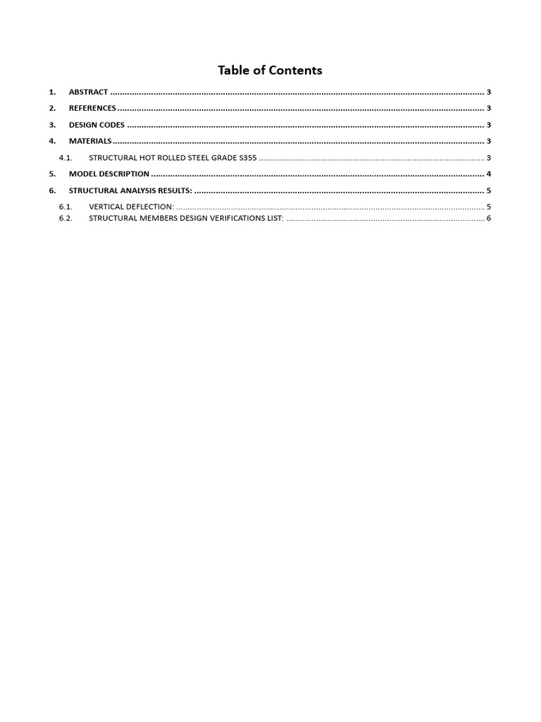 Steel Platform Structural Analysis Report | PDF | Structural Analysis ...