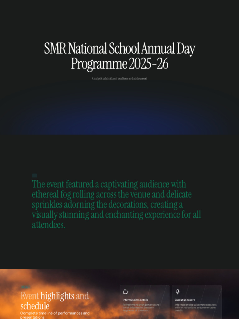 SMR National School Annual Day 2025-26 | PDF