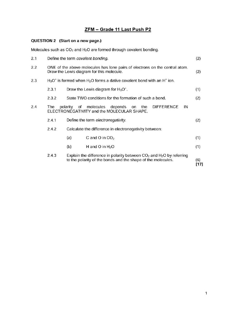Last Push GR 11 P2 Eng | PDF