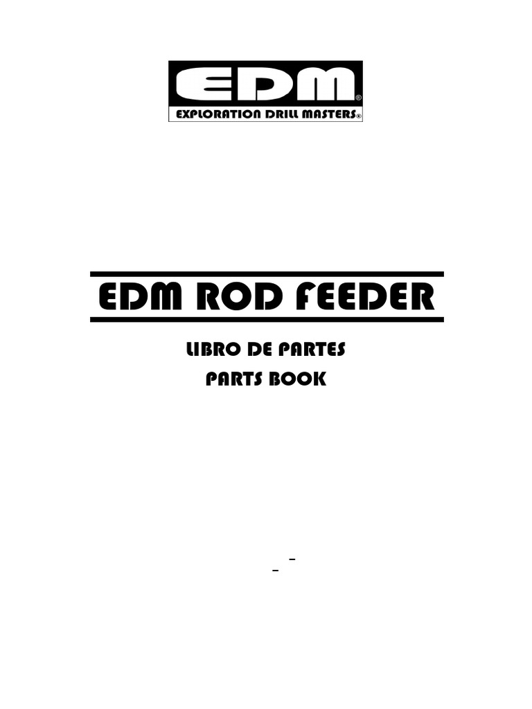 EDM Rod Feeder Parts Catalog | PDF | Screw | Washer (Hardware)
