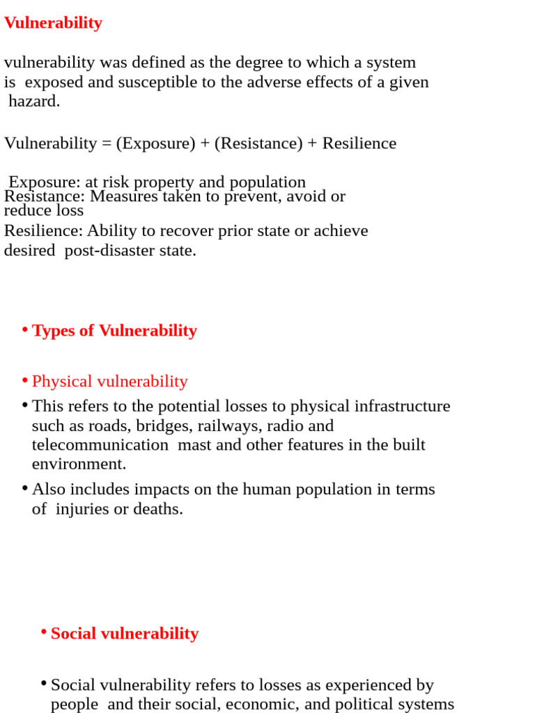Understanding Vulnerability Types and Assessment | PDF | Vulnerability ...