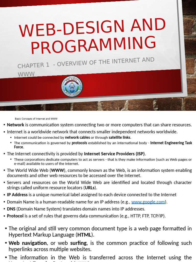 Chapter 1-Introduction To Web Design | PDF | Uniform Resource ...
