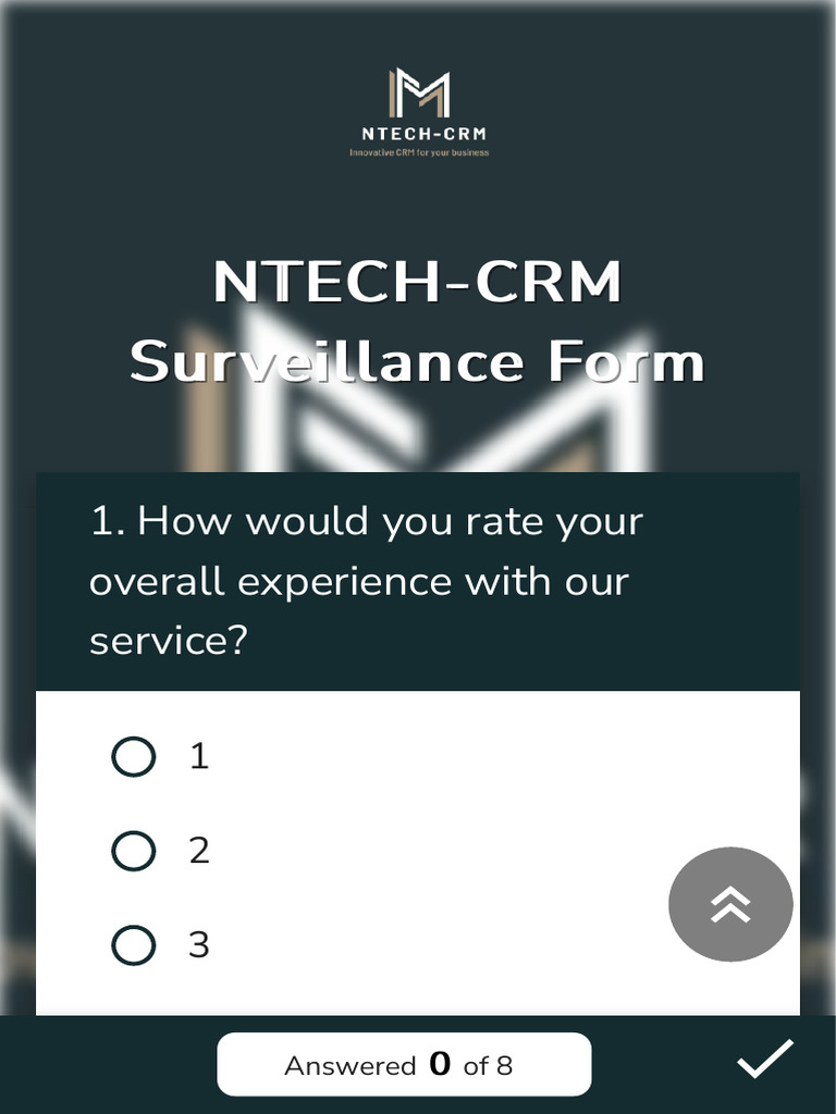 NTECH-CRM Surveillance Form | PDF