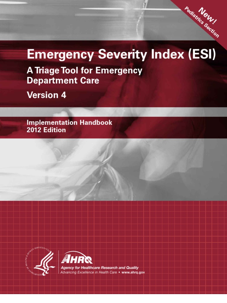 Emergency Severity Index | PDF | Emergency Department | Nursing