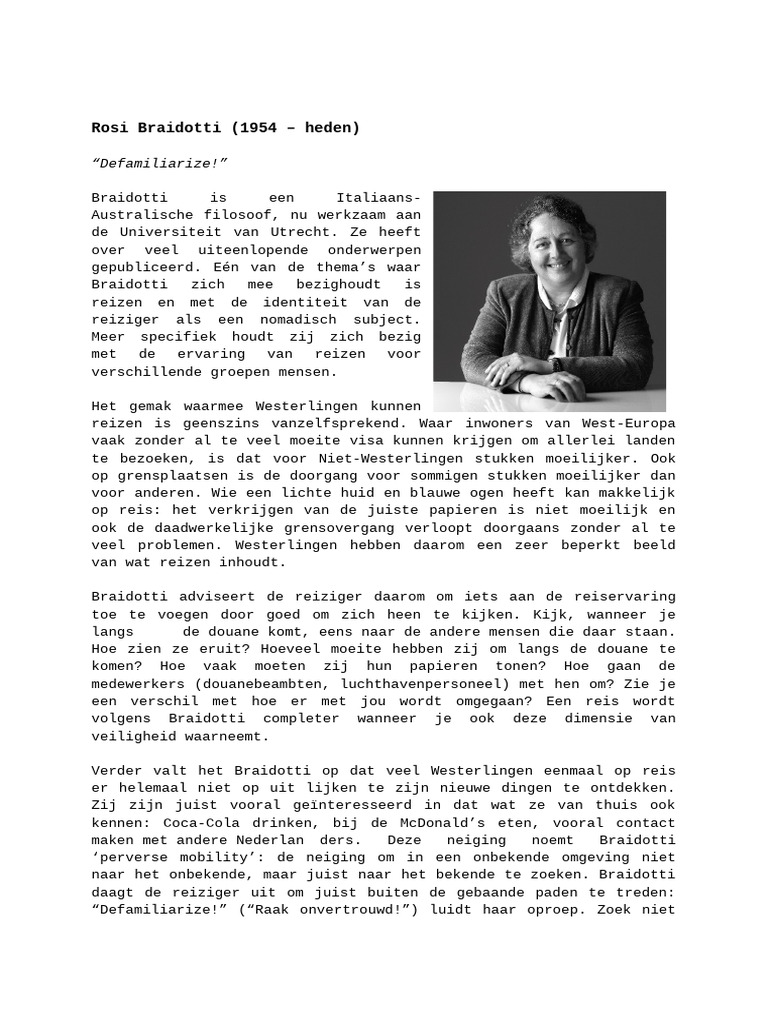 Rosi Braidotti | PDF
