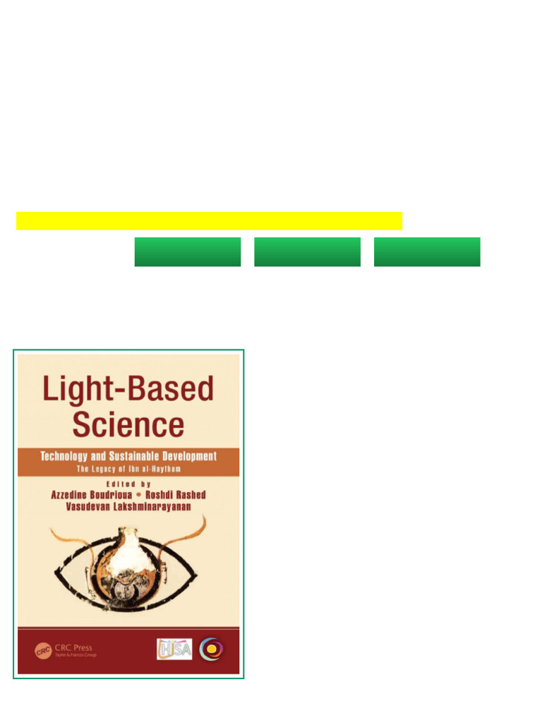 (Ebook) Light-Based Science, Technology and Sustainable Development: The Legacy of Ibn al ...